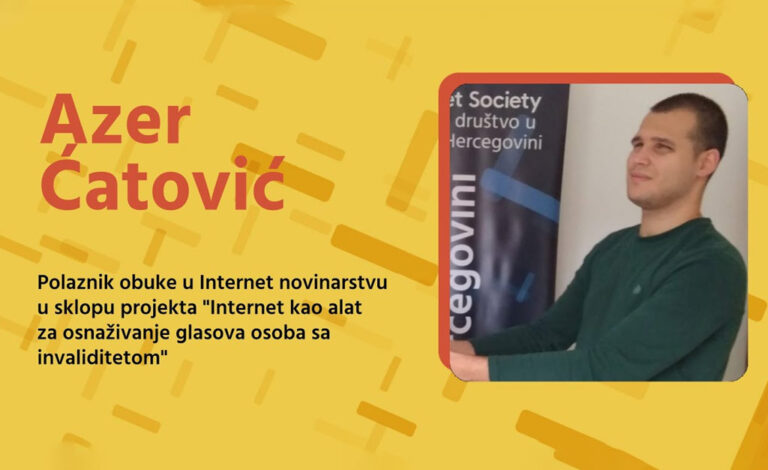 Introduction of project results – video by Azer Catovic – Internet ...